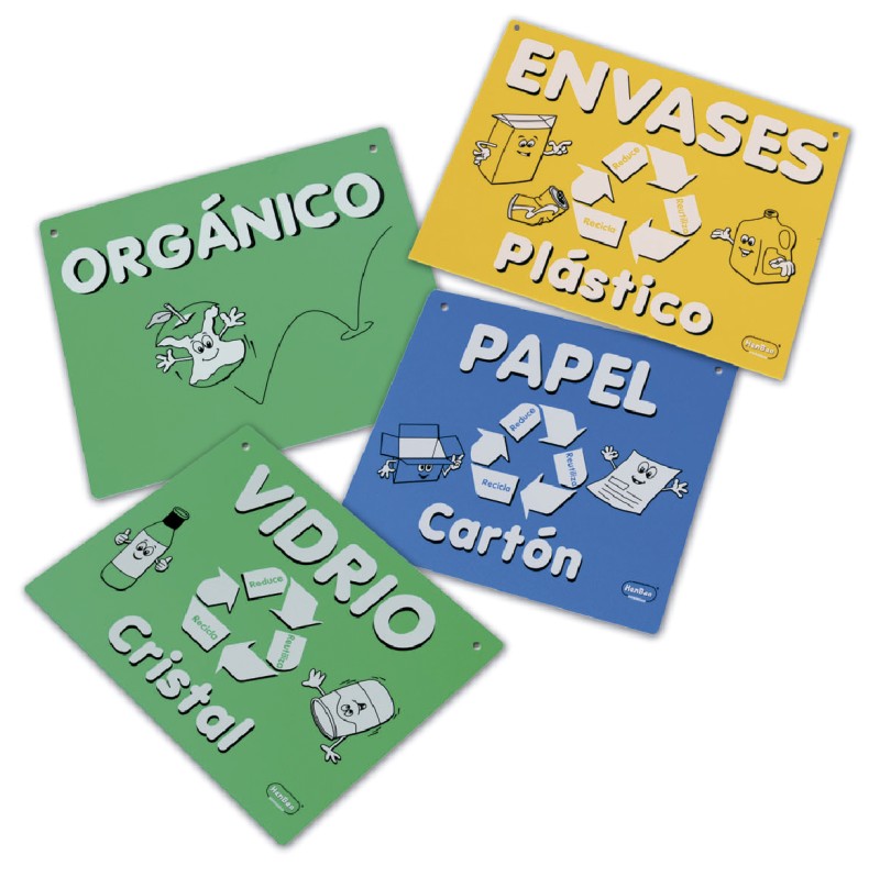 Carteles de reciclaje